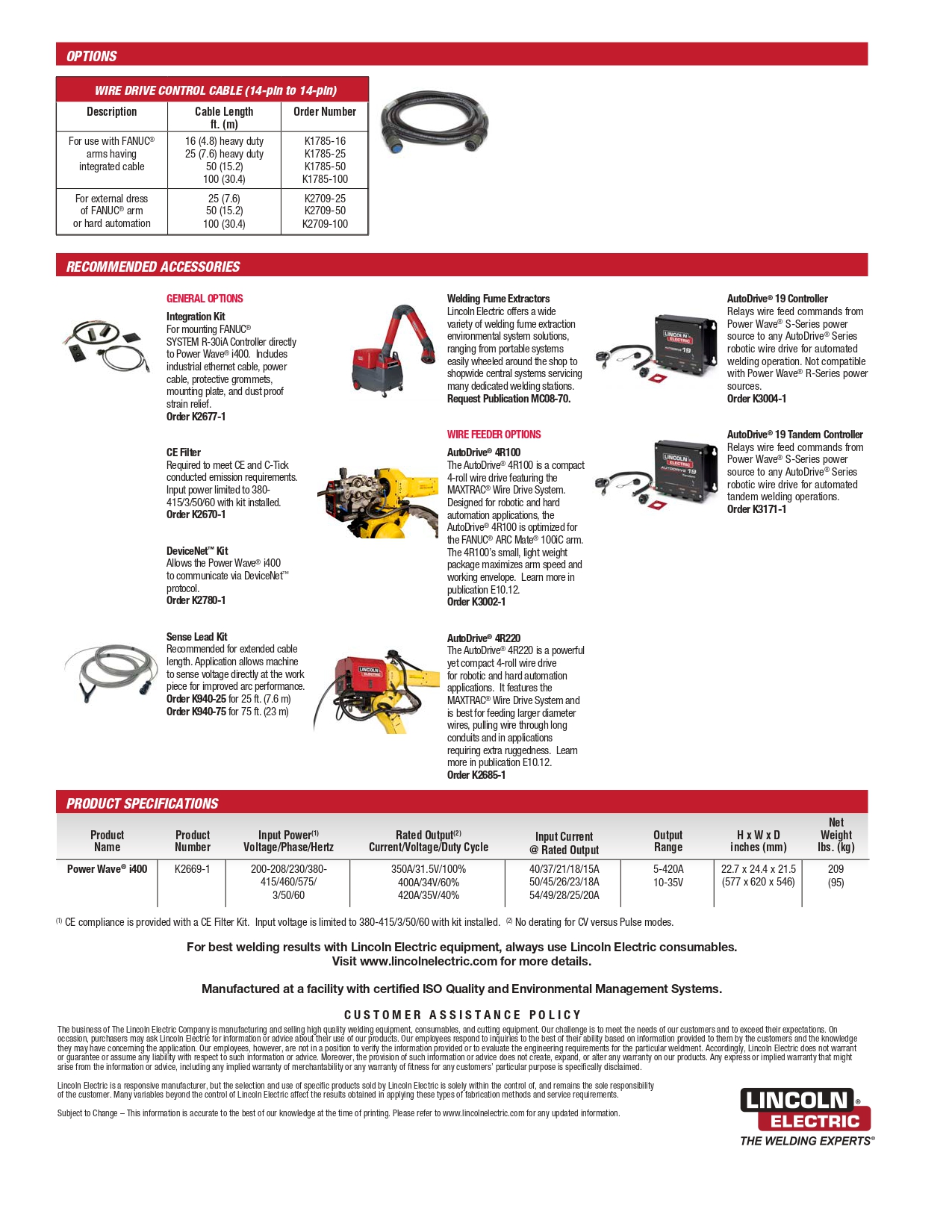 LINCOLN POWER WAVE i400 - Weldmate